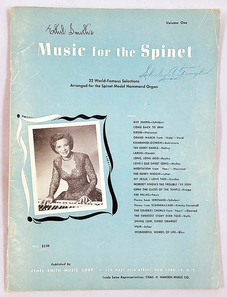 Music for the Spinet (Ethel Smith's) – BB Organ