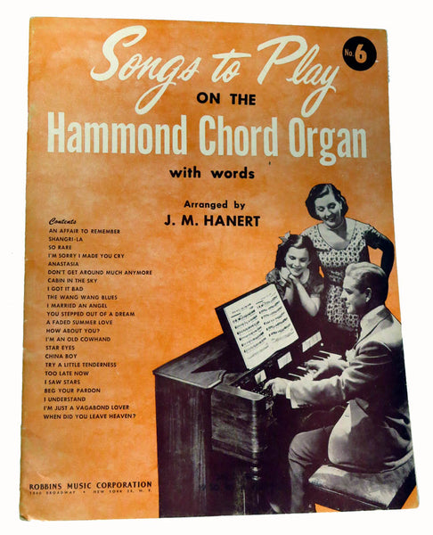 Songs to Play on the Hammond Chord Organ #6 – BB Organ
